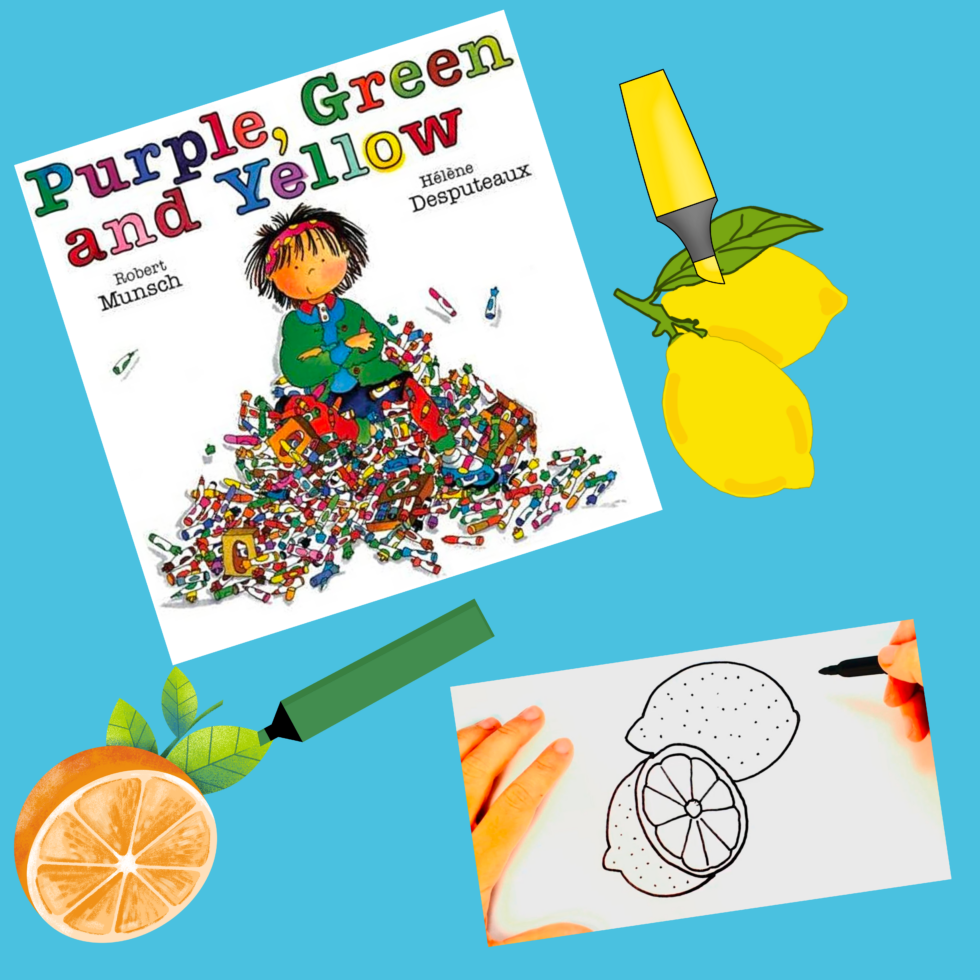 Story and Craft: "Purple, Green and Yellow" by Robert Munsch and ...